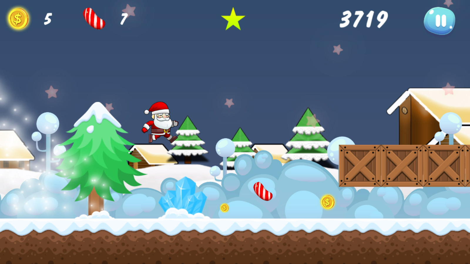 SANTA CLAUS RUN (Android Studio + Admob + GDPR Support + API 27 + Eclipse) by QUESTO_PLAY